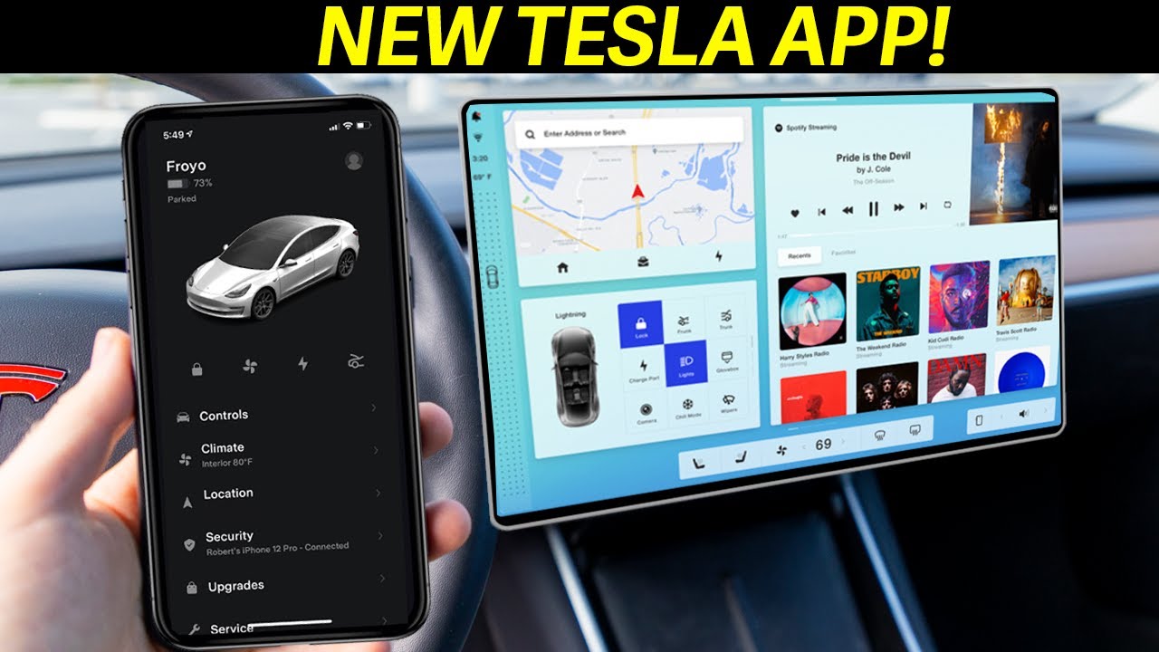 BREAKING: New Tesla App Released! - Tesla Model 3 - YouTube