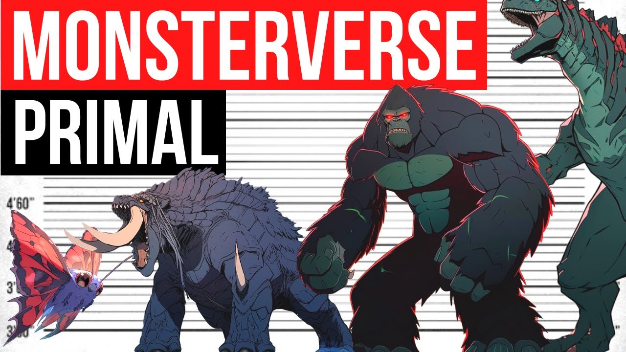 MONSTERVERSE Titans as Genndy Tartakovsky's Primal | Comparison ...