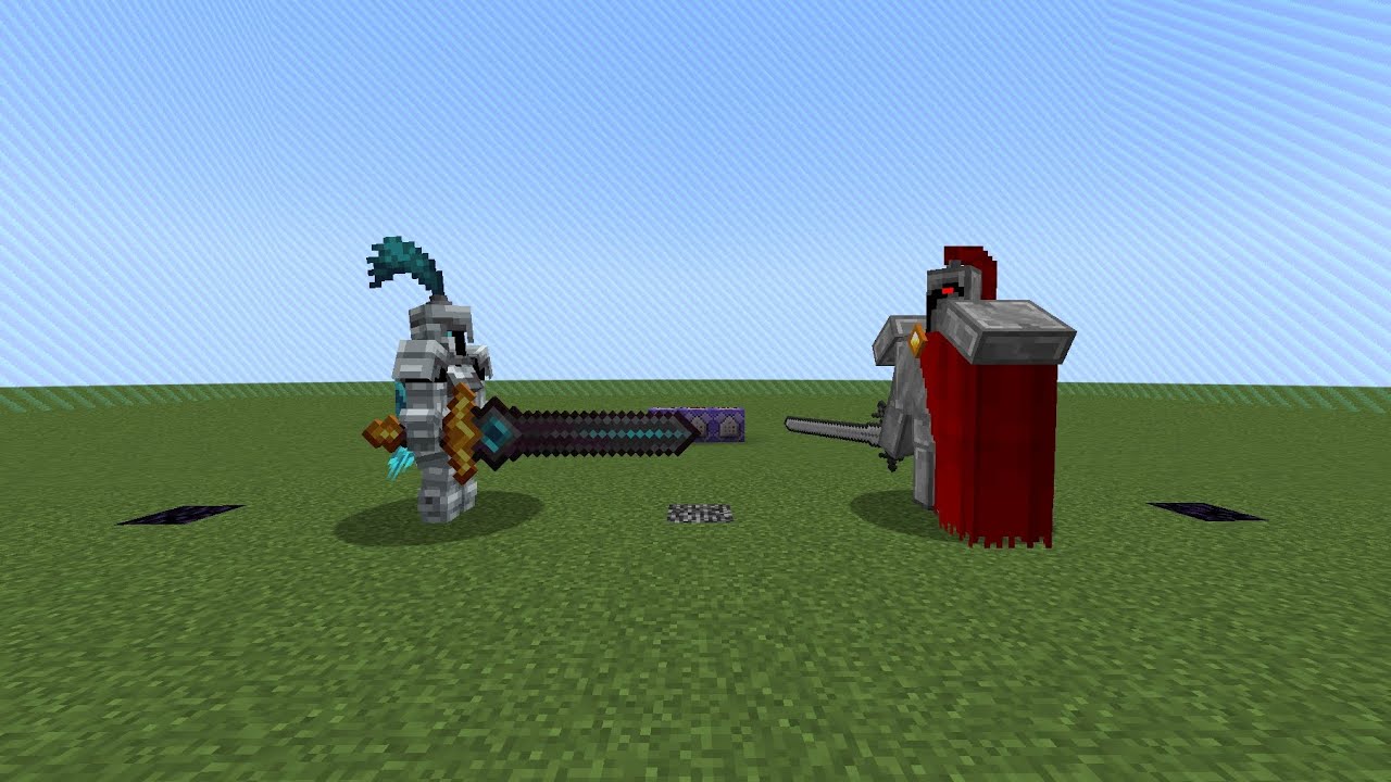 Possessed Paladin vs Wrought Sentinel [Minecraft 1.20.1] |mob battle ...