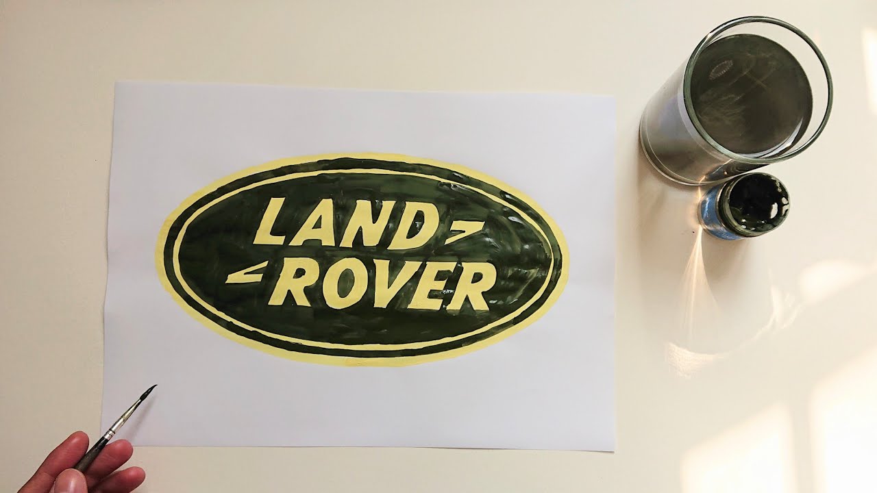 comment dessiner le logo land roverin/wie zeichnet man ein land-rover ...