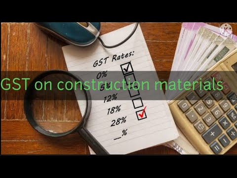 GST on major construction materials | Procurement - YouTube