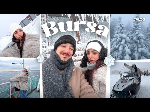Turkey vlog 🇹🇷 | part4 طلعنا لأعلى قمة جبل فبورصا 🗻| دوزنا نهار واعر 😍❄️