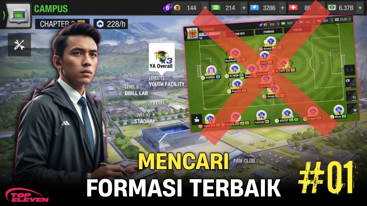 MENCARI FORMASI TERBAIK DI TOP ELEVEN 2026! ⚽ - YouTube
