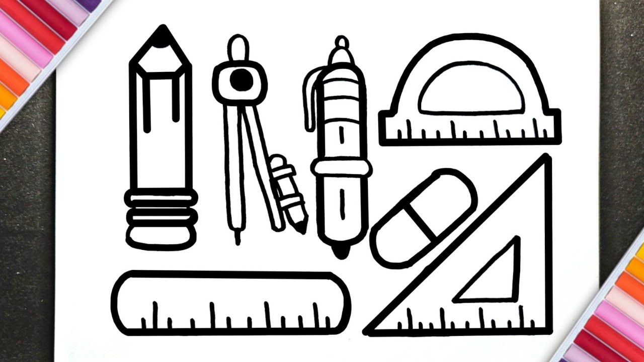 GEOMETRIC BOX DRAWING PENCIL, COMPASS, SET SQUARE, ROLLER, PROTRACTOR ...