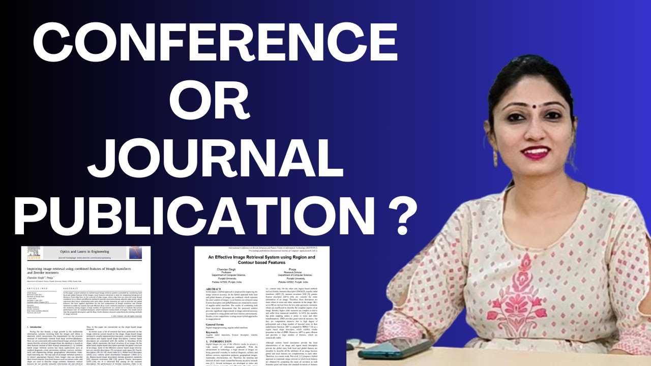 Where to Publish a Research Paper ? | Conference or Journal | English ...