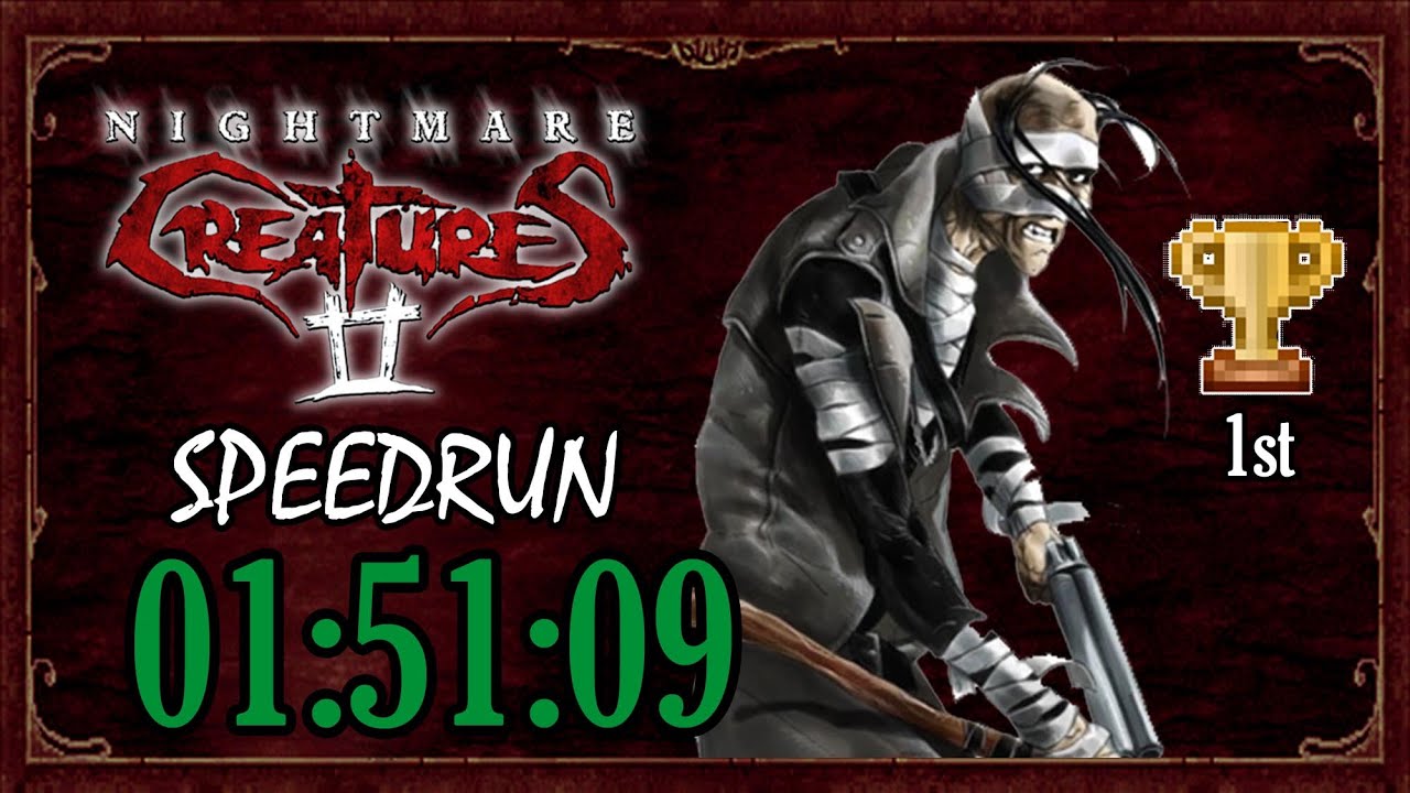 Nightmare Creatures 2 (DC) Speedrun: 01:51.09 WR (by Mr.Croft) - YouTube