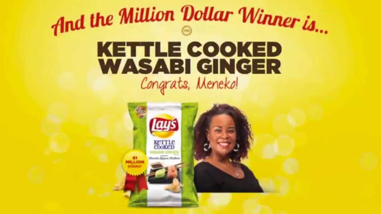 Kettle Cooked Wasabi Ginger Wins Lays' 'Do Us a Flavor' 2014 - YouTube