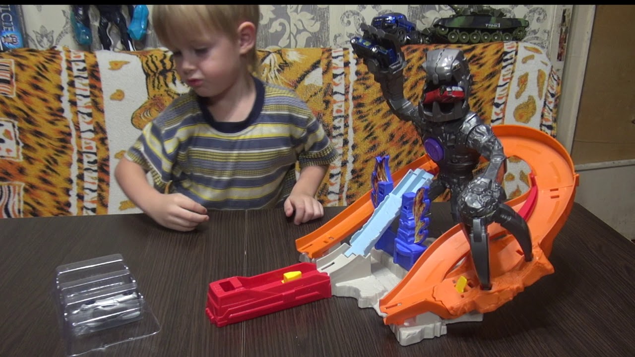 Машинки hot wheels. Hot Wheels NITROBOT ATTACK. Трек хот вилс. - YouTube