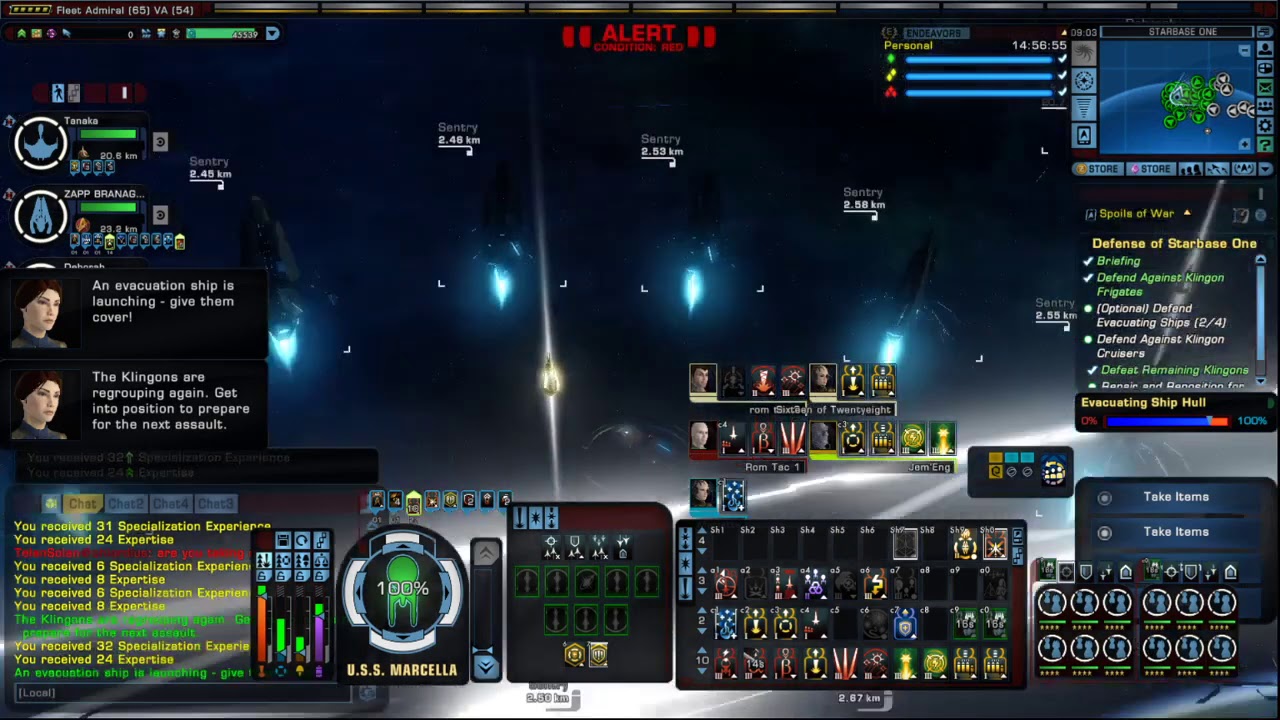 Star Trek Online. The Sentry Defender of Starbase One. - YouTube