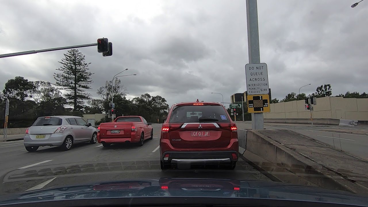 Driving from Earlwood to Mistral Point in 70kph wind - YouTube