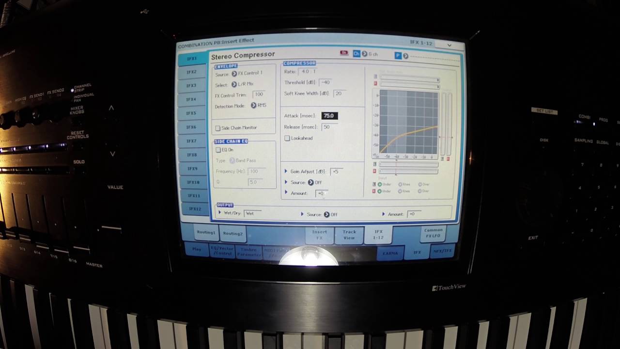 Korg Kronos Sidechain Tutorial (Internal and External Source) - YouTube