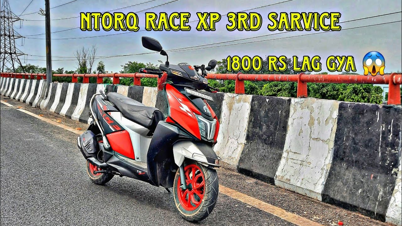 ntorq race xp 3rd service || ntorq race xp 3rd services experience ...