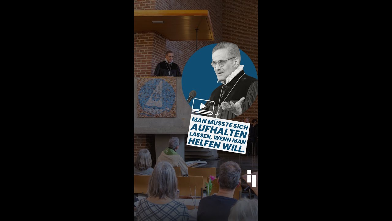 Dekan Kreiselmeier über das Helfen in unserer hektischen Welt - YouTube