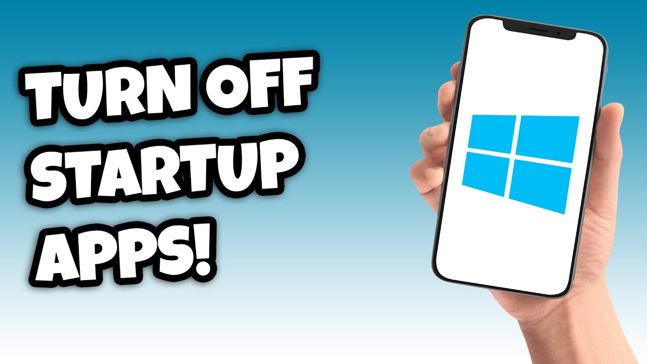 How To Turn Off Startup Apps On Windows 11 - YouTube