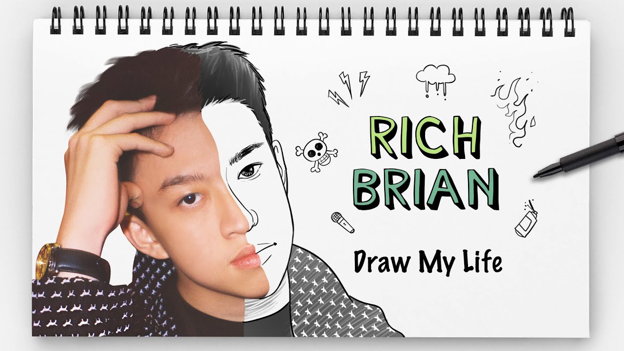 RICH BRIAN - DRAW MY LIFE INDONESIA - YouTube
