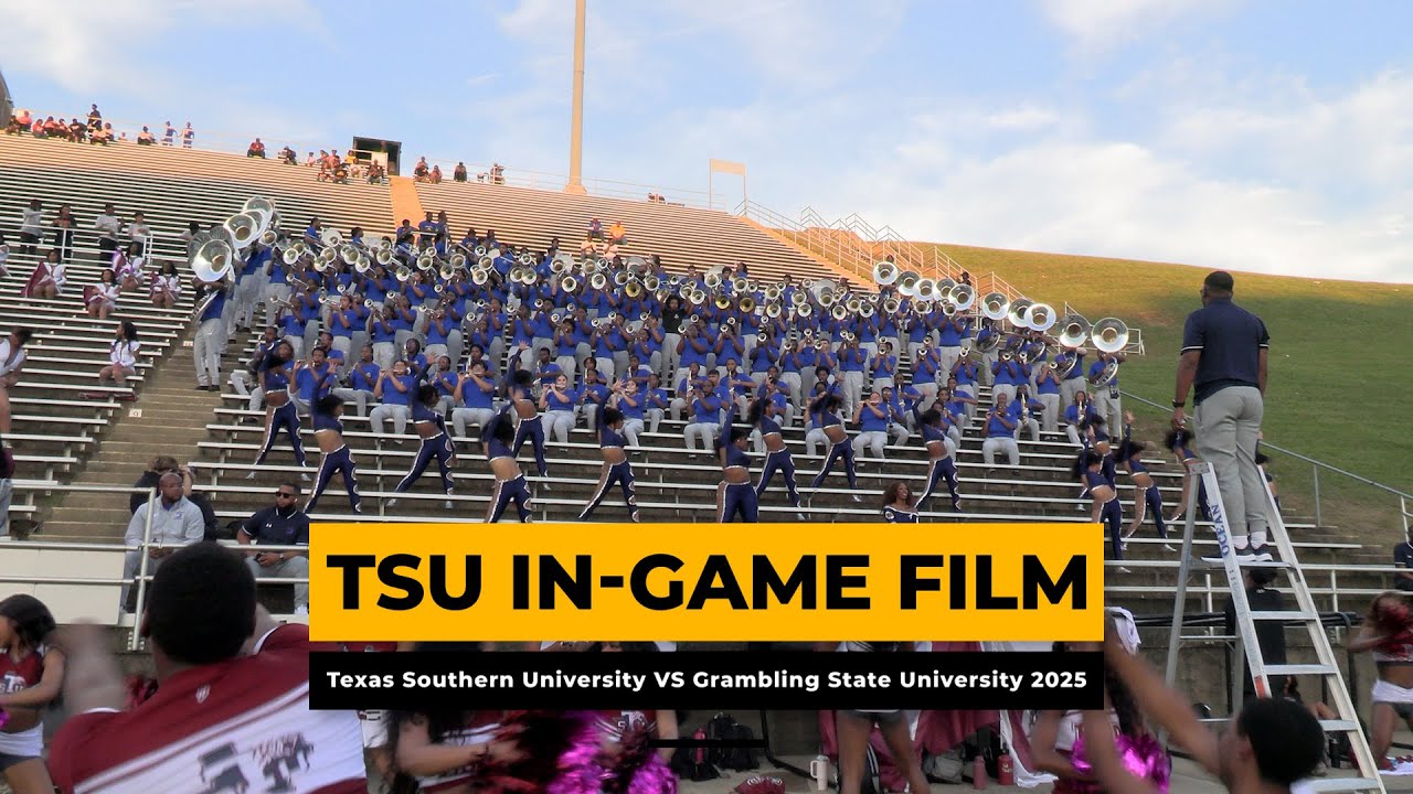 IN-GAME Footage | Texas Southern University "Ocean of Soul" Marching ...