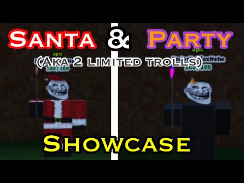 Santa & Party Troll Showcase + How to get| Trollge Incident Wars - YouTube