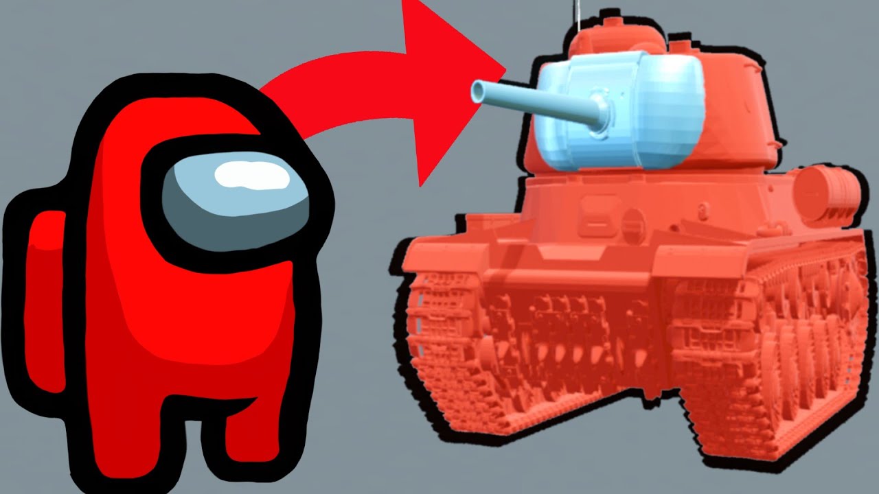 Amogus but it's Tanks - YouTube