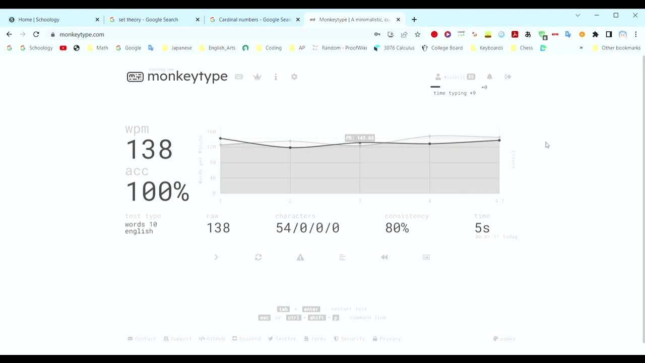 Monkeytype Typing Test