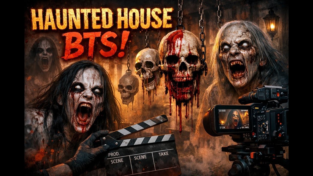 Haunted House | Behind The Scenes | PKoK Horror | Horror bts 🎥 - YouTube