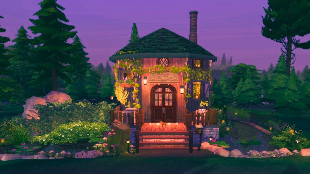 Swamp Witch Cottage | The Sims 4 speed build - YouTube