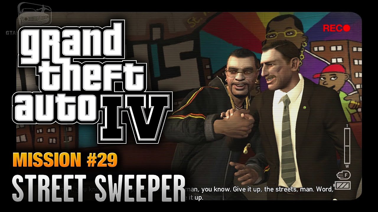 GTA 4 - Mission #29 - Street Sweeper (1080p) - YouTube
