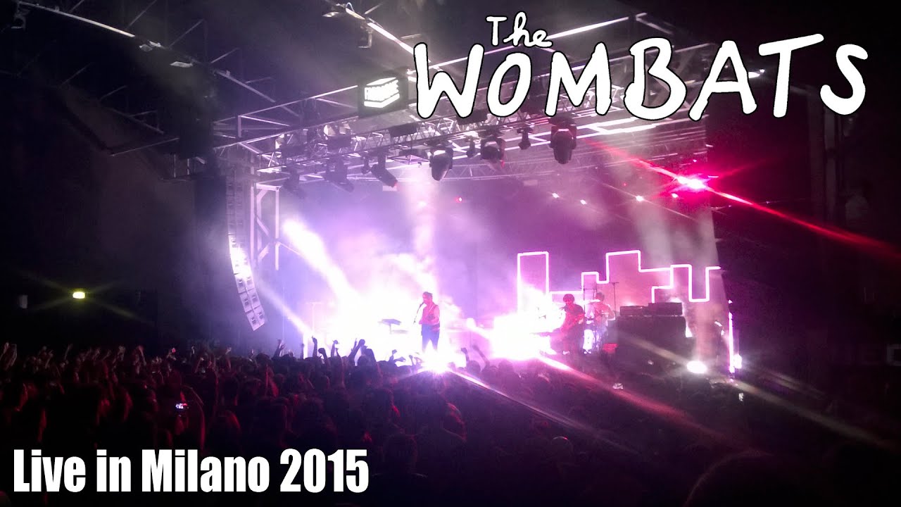 The Wombats - Moving to New York (live Fabrique Milano 2015) - YouTube