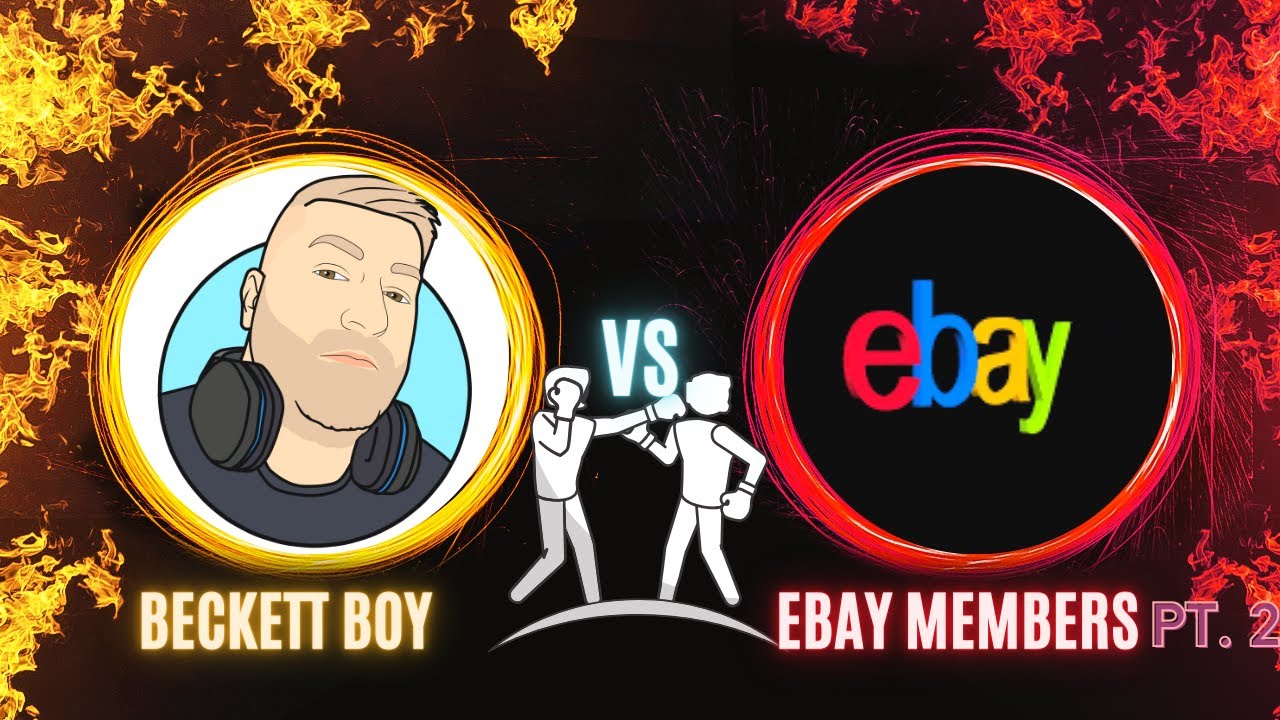 Beckett Boy v Criminal eBay users - Guy nearly gets knocked out - YouTube