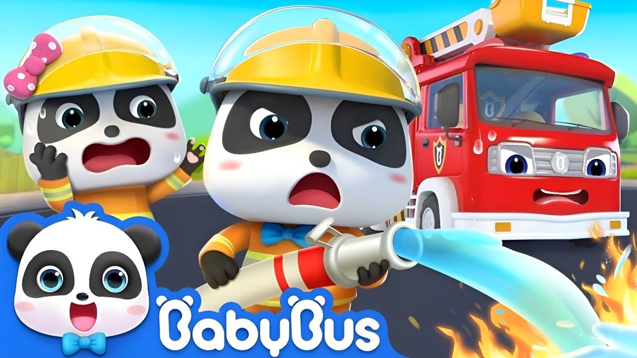 FireFighter Rescue Team| Monster Truck| Car cartoon| babybus games ...
