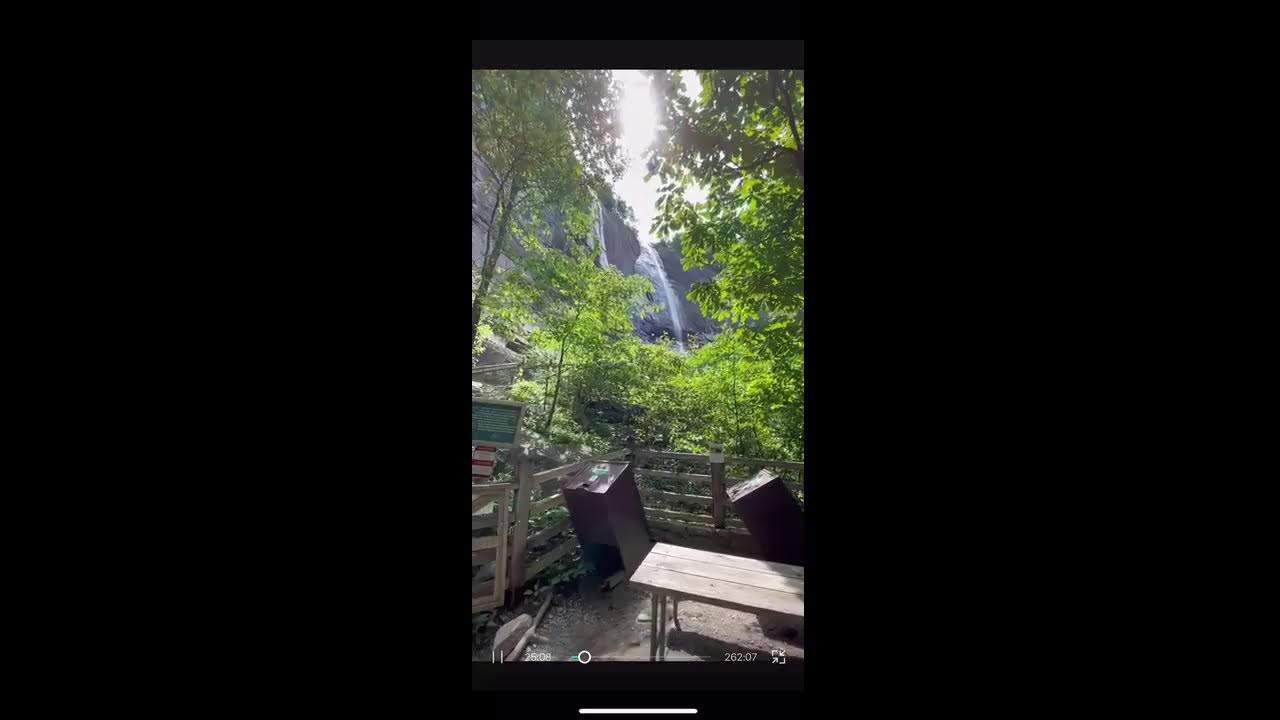 The Highest Waterfalls in Chimney Rock - YouTube