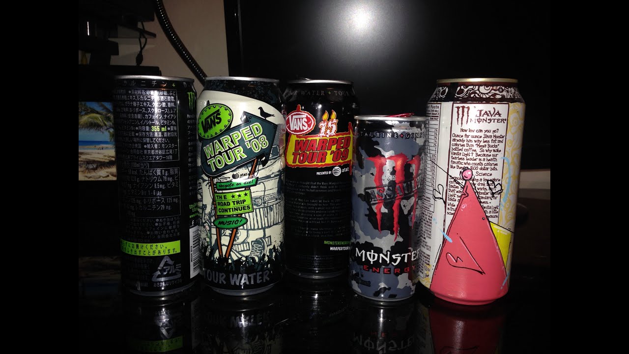 My Favorite Monster Energy Cans in my Collection - YouTube