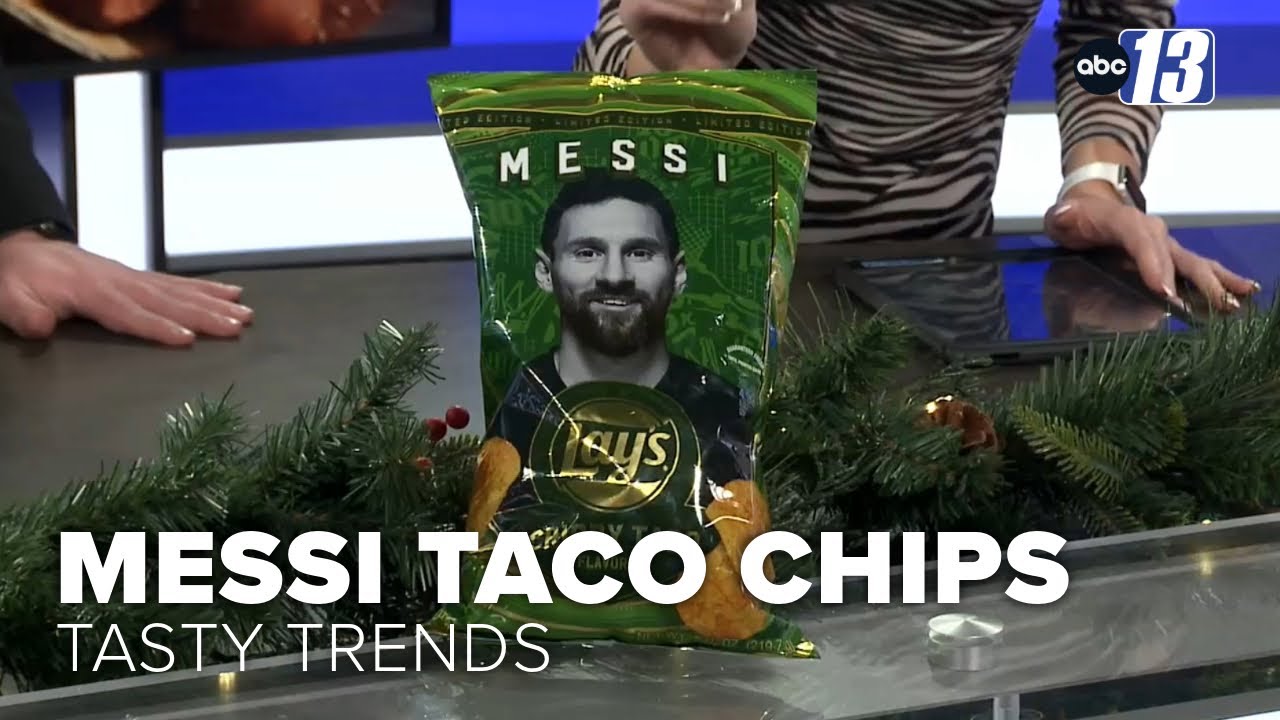 News anchors test Messi taco chips - YouTube