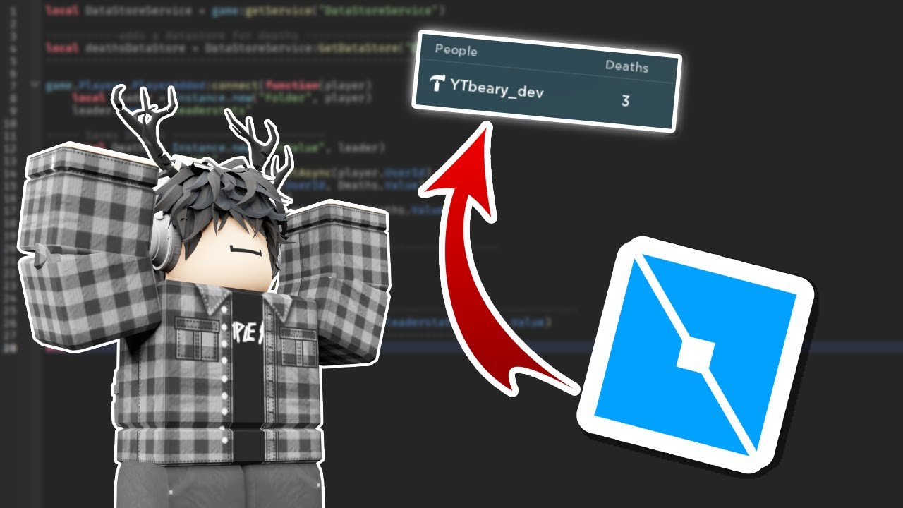 How To Make A DEATH LEADERBOARD With SAVING In Roblox - YouTube