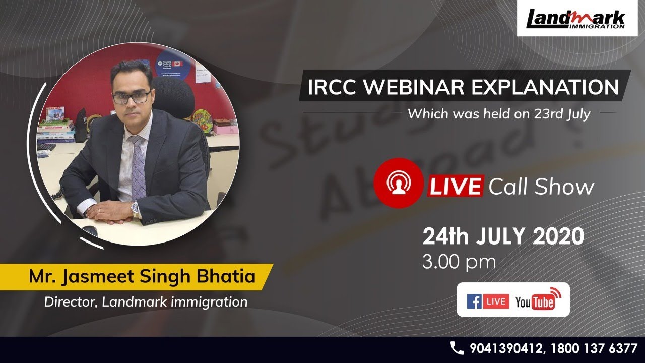 Live Call Session - IRCC WEBINAR EXPLANATION - YouTube
