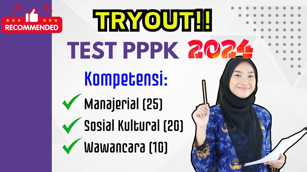 🔴 TRYOUT TEST PPPK 2024 KOMPETENSI MANAJERIAL, SOSIAL KULTURAL dan ...