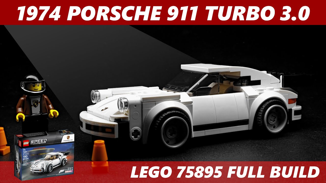 Lego Porsche 911 Turbo 3.0 1974 Speed Champions 75895 full build 📽🏁 ...