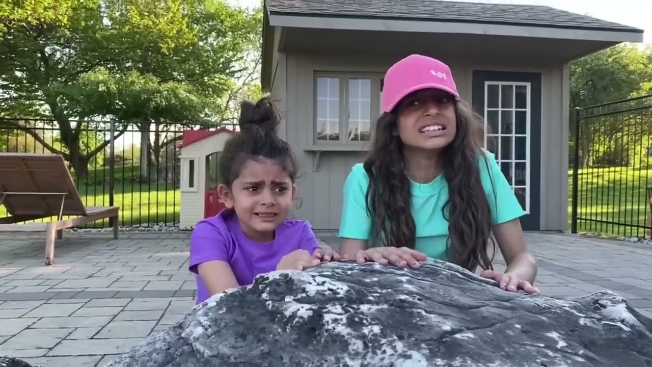 Deema and Sally with Monster in the Swimming pool stories - YouTube