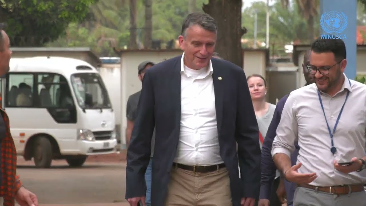 Visite de travail de Christian Saunders en République centrafricaine ...