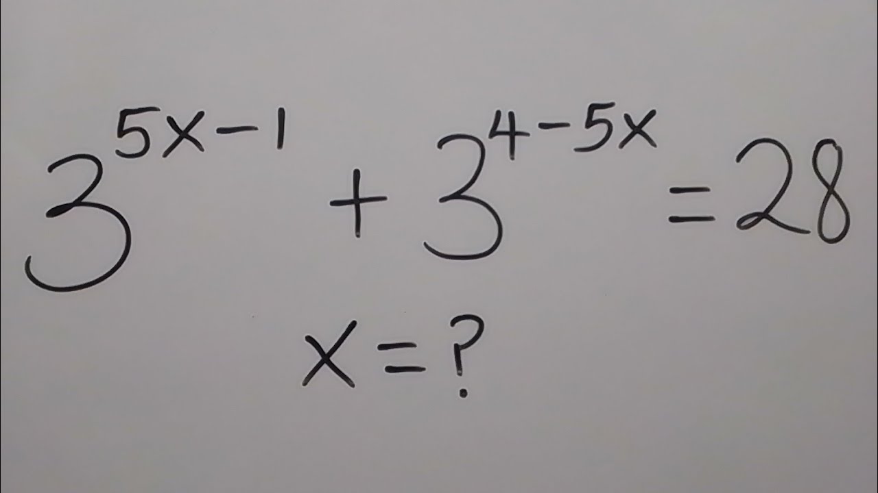 A Nice Math Olympiad Algebra Problem | How to find the value of X ...