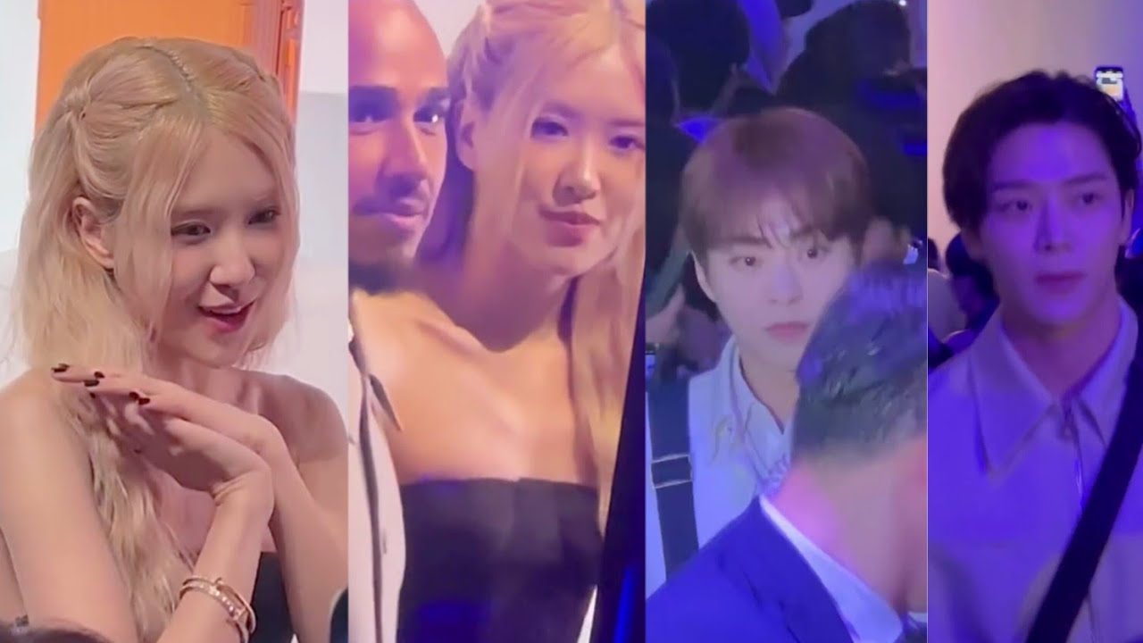 240415 Blackpink Rosè Rowoon Scoups & more at Rimowa Event in Seoul ...