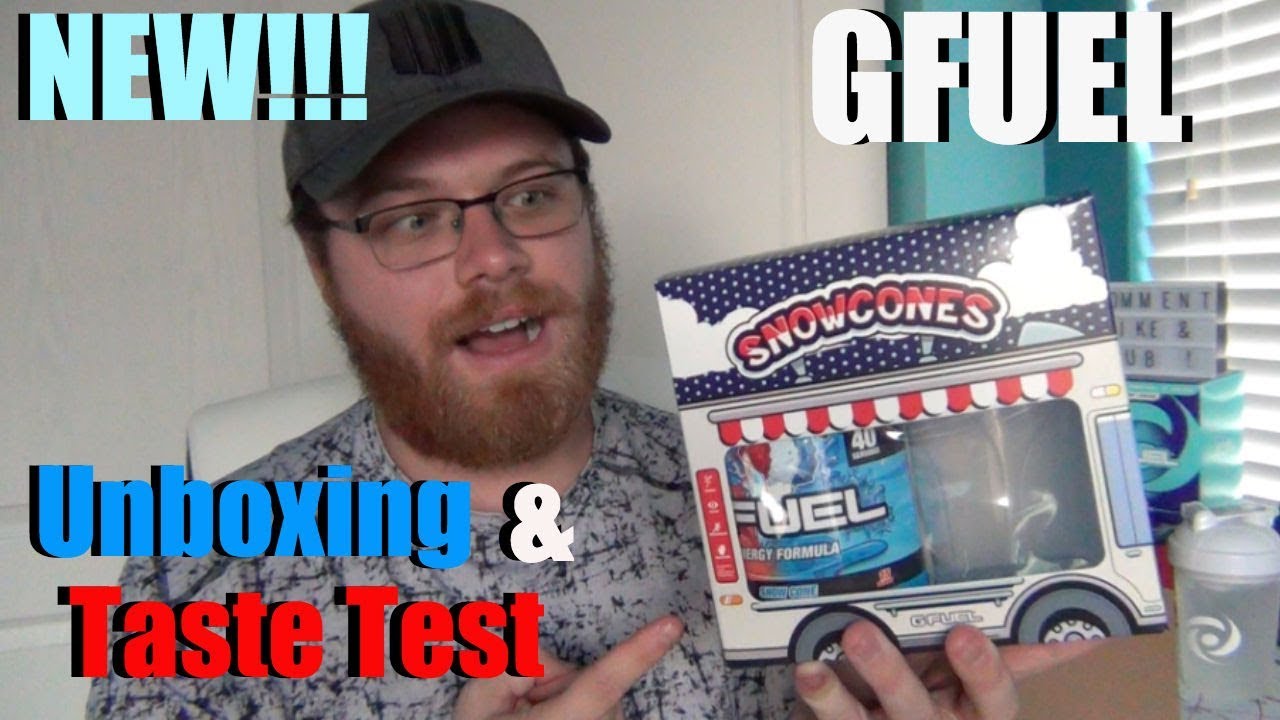 NEW! Snow Cone GFuel (Unboxing & Taste Test) - YouTube
