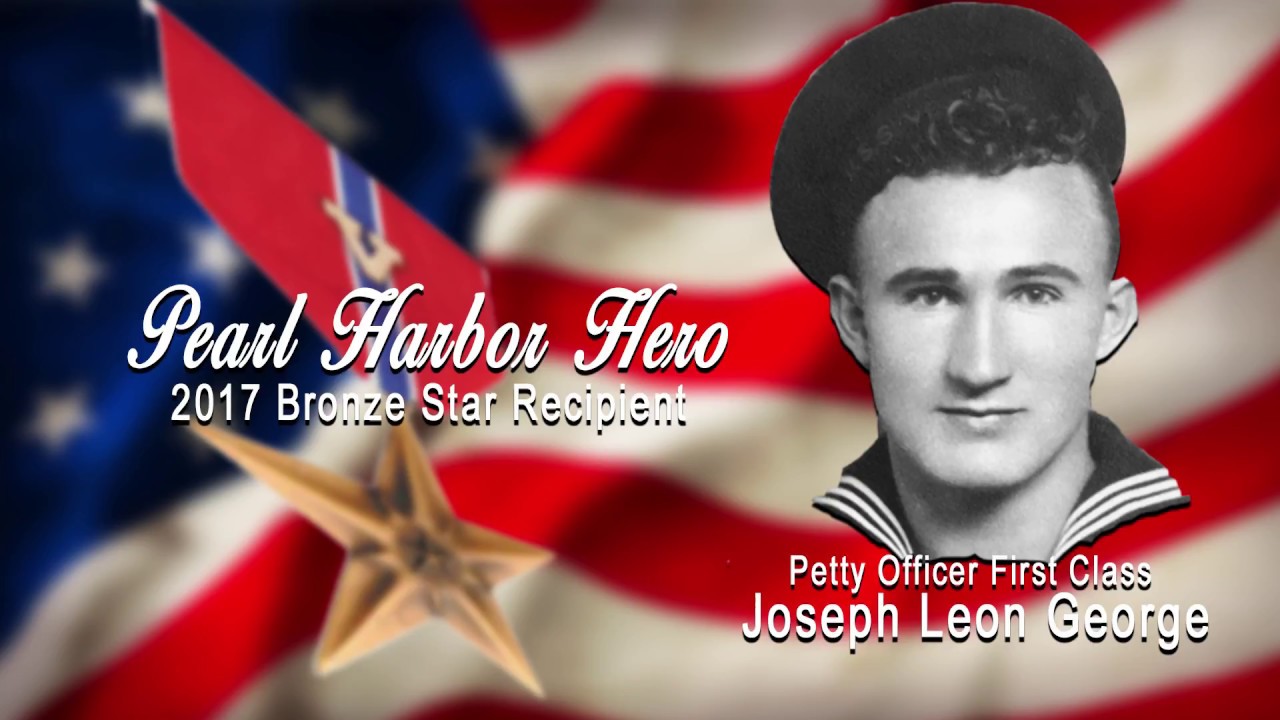 Chief Boatswain's Mate Joseph L. George's Bronze Star Ceremony - YouTube