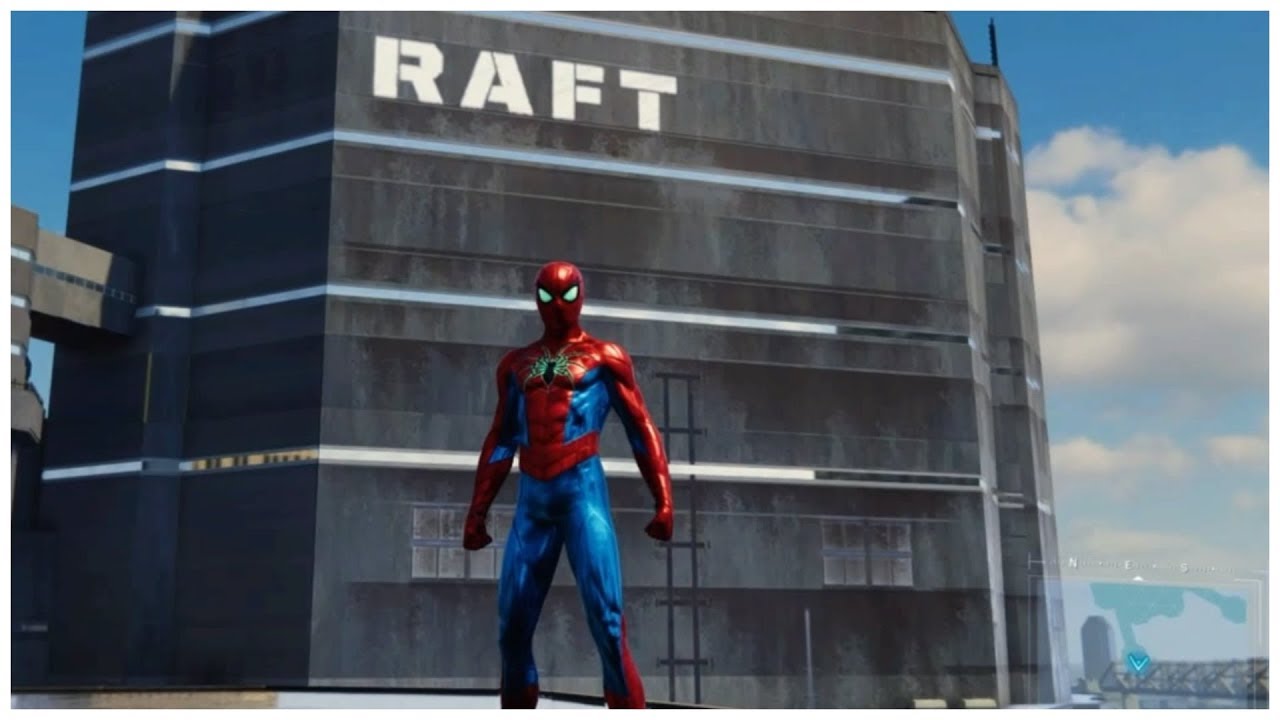 Swinging To The Raft Prison | Spider-Man PS4 - YouTube