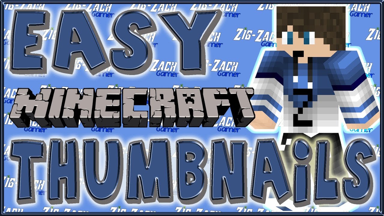 Channel Tutorial - How to Make Minecraft Thumbnails for YouTube - Part ...