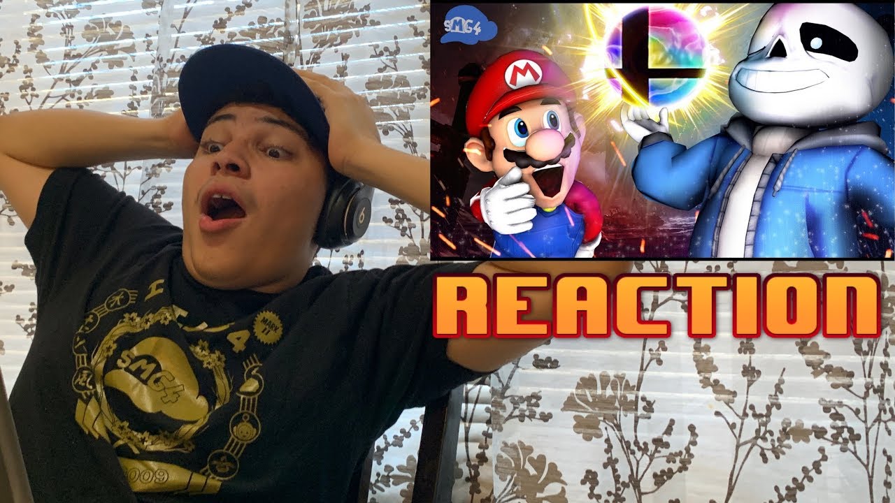 SMG4: Sans's First Day In Smash Bros [Reaction] - YouTube