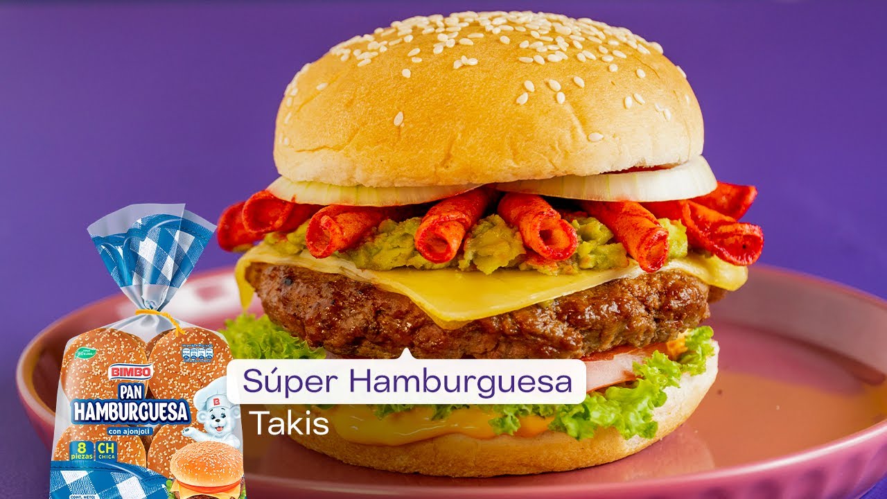 Receta de Súper Hamburguesa Takis - YouTube