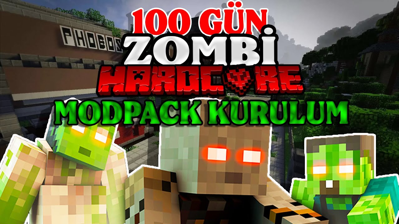 MİNECRAFT ZOMBİE APOCALYPSE MODPACK KURULUM (MAPLİ) - YouTube