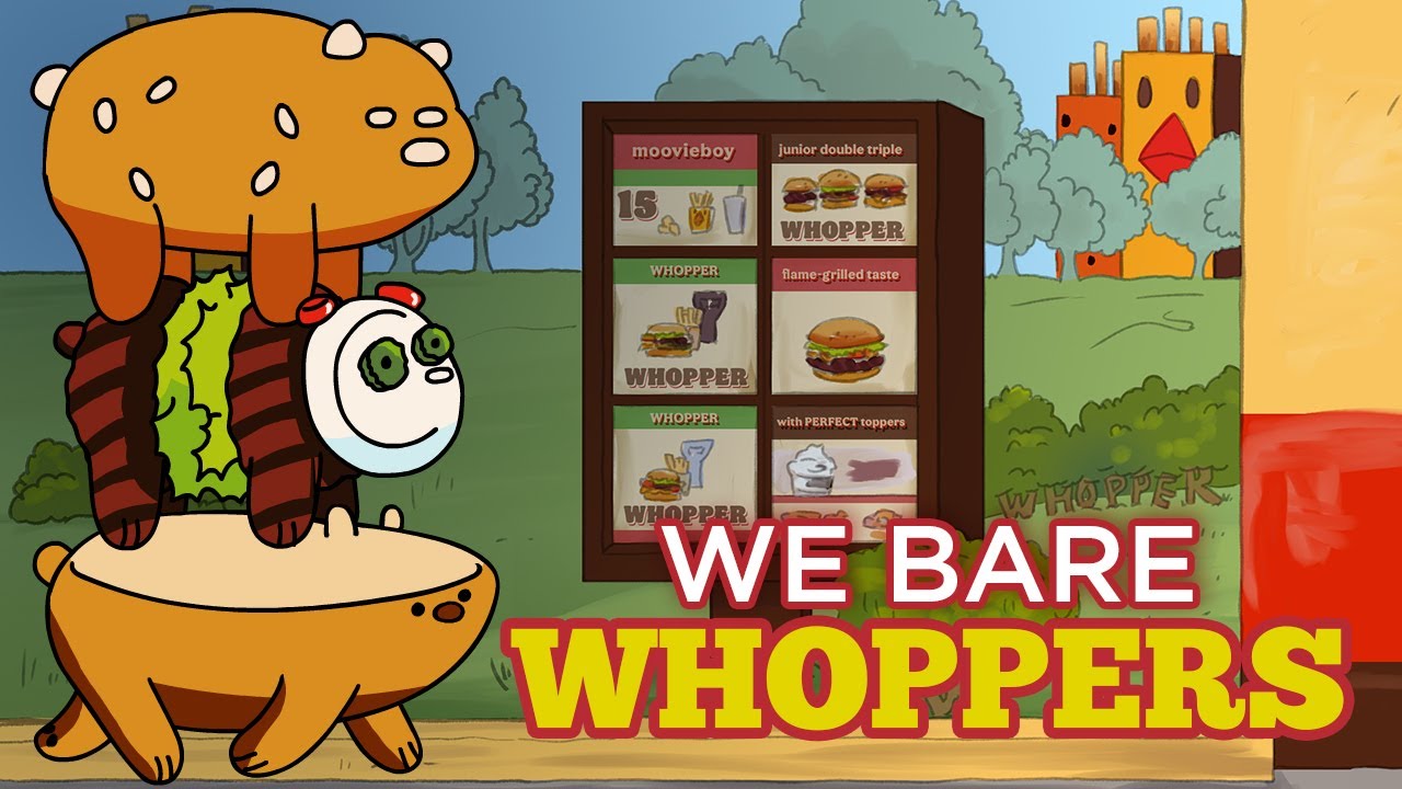 We Bare Bears Whopper Whopper Whopper - YouTube