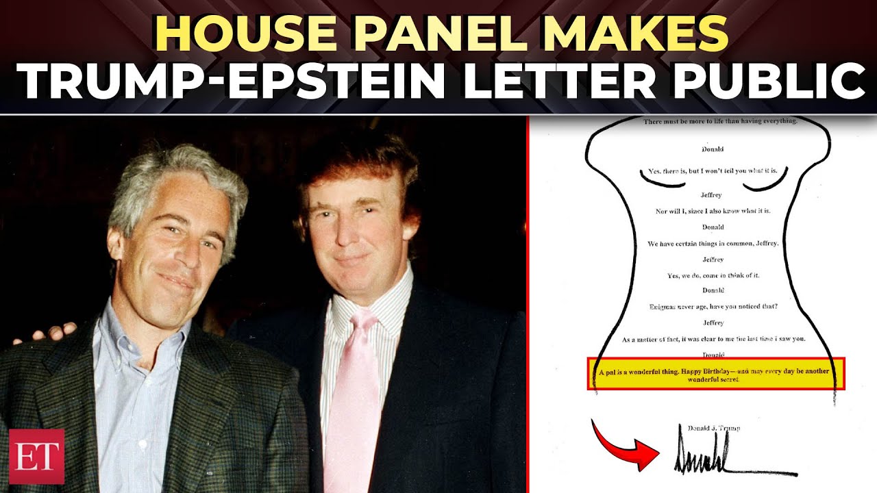House committee releases Epstein ‘birthday letter’ allegedly from Trump ...