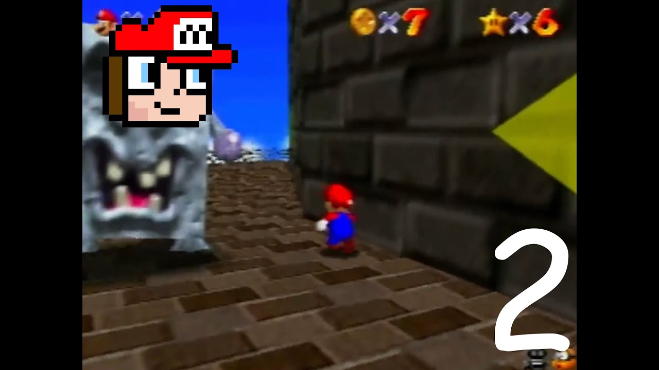 Super Mario 64 episode 2: Womp's Fortress - YouTube